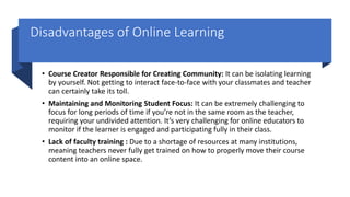 Online vs Traditional Learning | PPTX