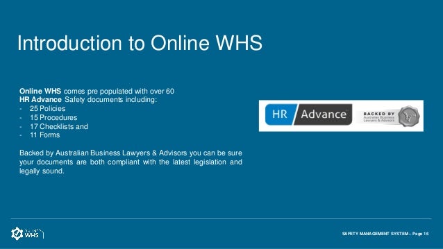 An Introduction to Online WHS
