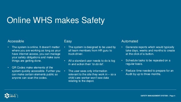 An Introduction to Online WHS