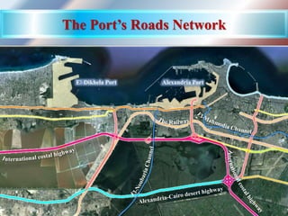 PowerPoint presentation for Alexandria Port in Egypt -sample | PPTX