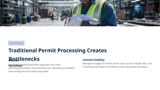 Online Work Permit System for Faster Permit Processing | PPTX