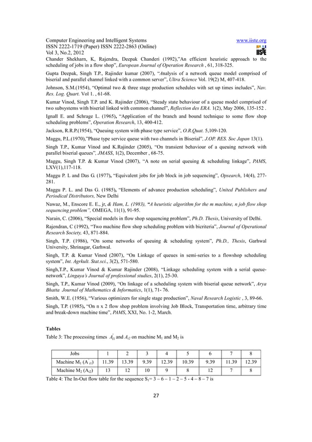On Linkage Of A Flow Shop Scheduling Model Including Job Block Criteria With A Parallel Biserial