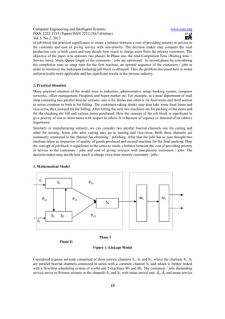 On linkage of a flow shop scheduling model including job block criteria with a parallel biserial ...
