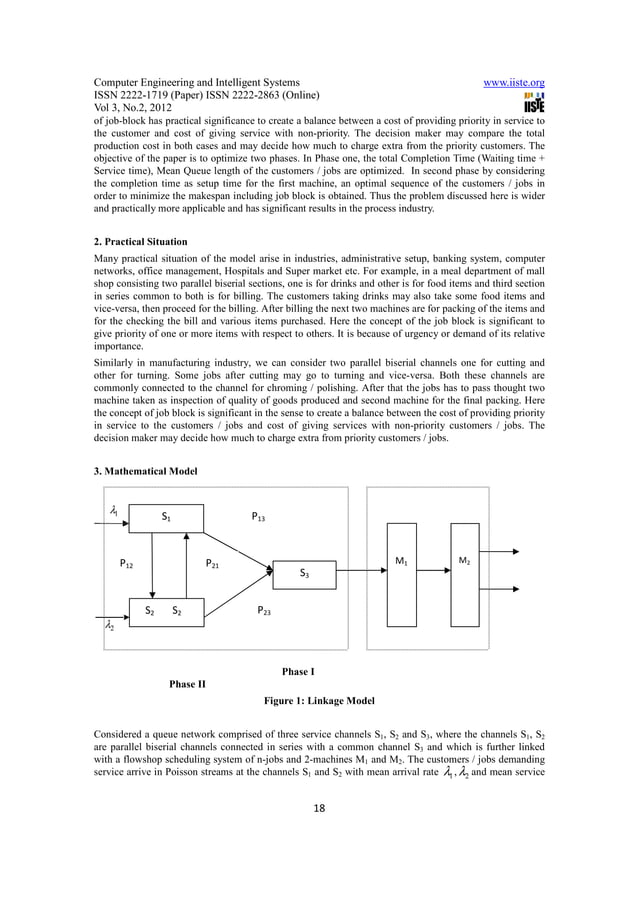 On Linkage Of A Flow Shop Scheduling Model Including Job Block Criteria