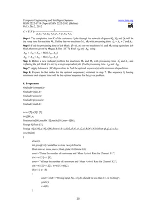 On linkage of a flow shop scheduling model including job block criteria with a parallel biserial ...