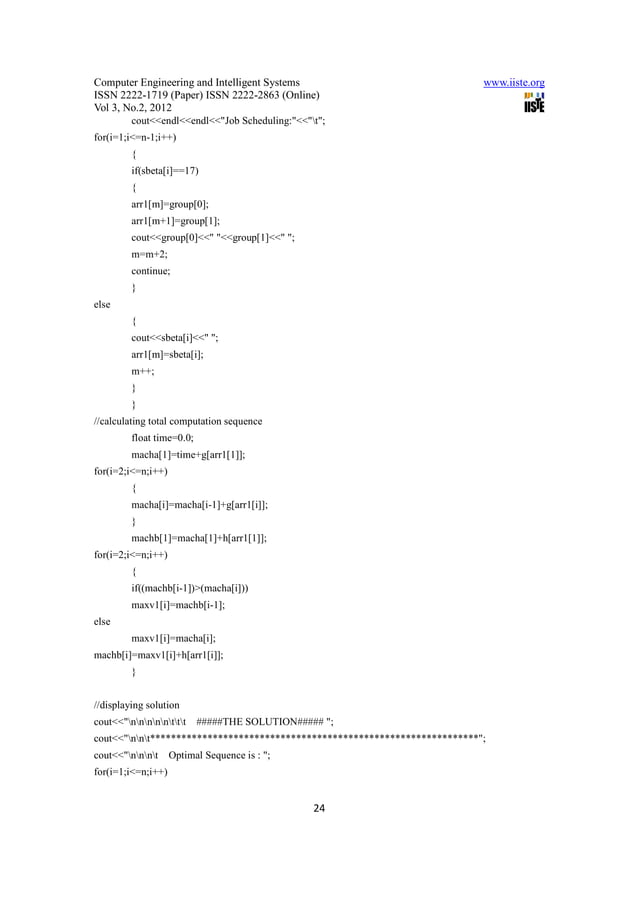 On Linkage Of A Flow Shop Scheduling Model Including Job Block Criteria