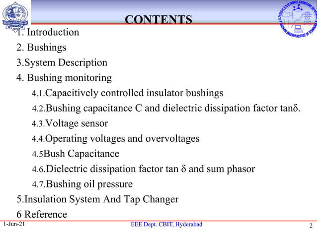 Online Condition Monitoring And Diagnosis Of Power Transformers Their ...
