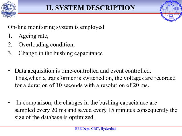 Online Condition Monitoring And Diagnosis Of Power Transformers Their ...