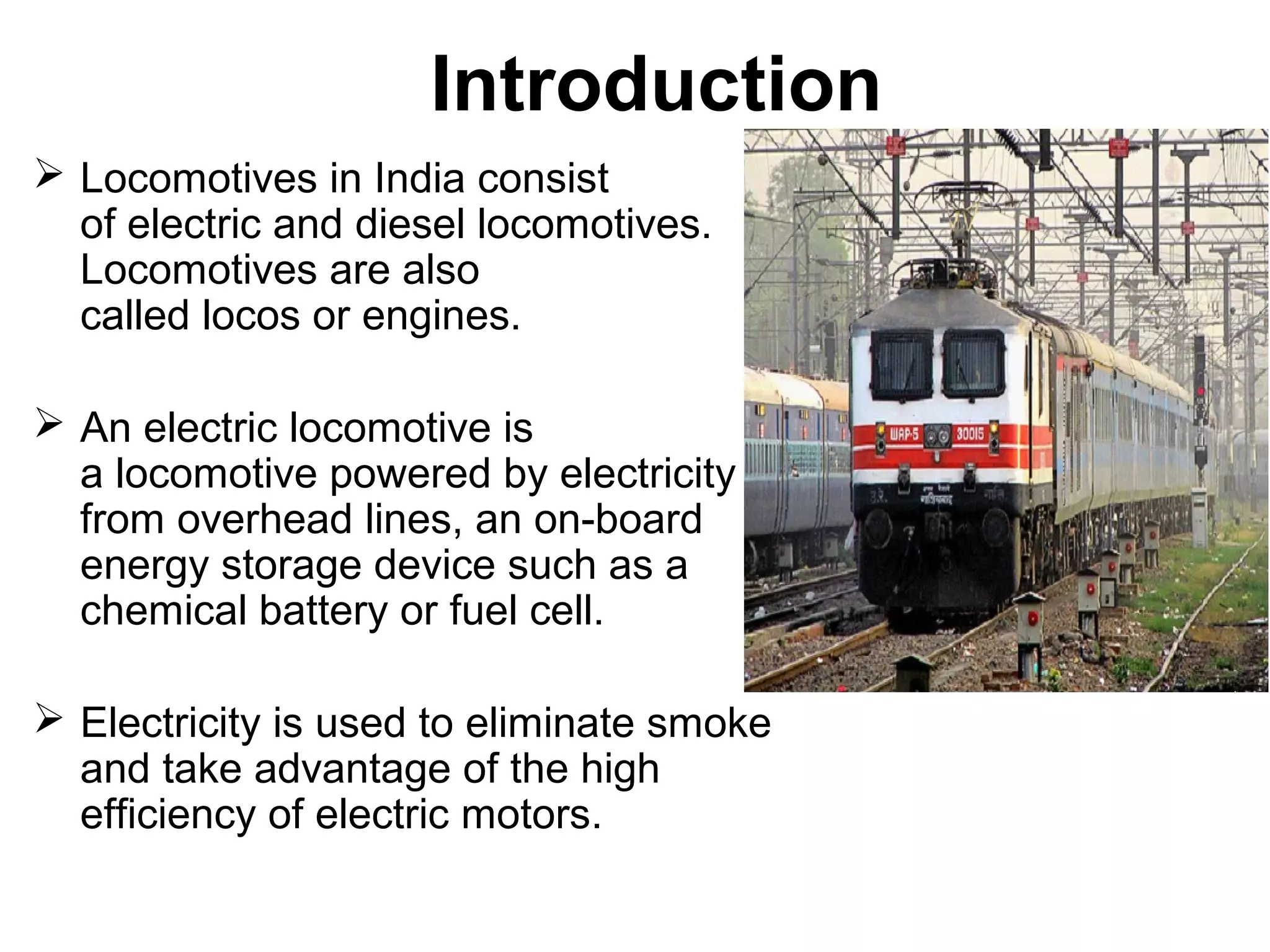 On load tap changer in a.c. locomotive transformer & air blast circuit ...