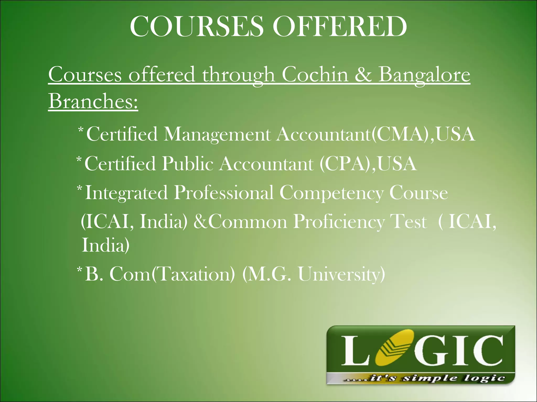 Logic school of management | PPT
