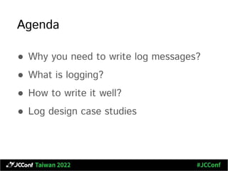 on log messages | PPT