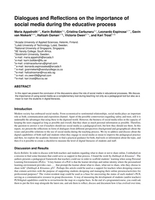 Onl pbl14 report_topic_1 | PDF