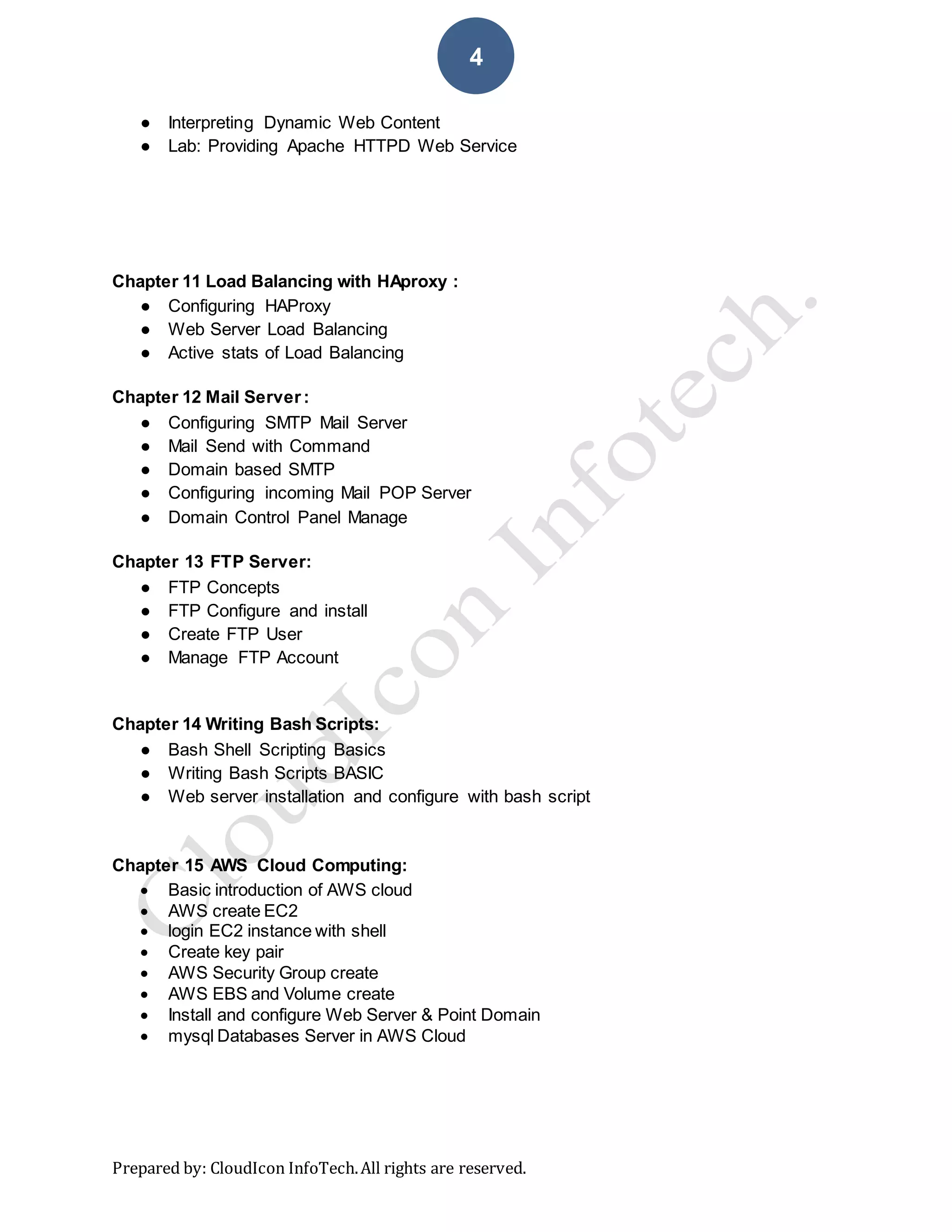 Linux server administration syllabus | DOCX