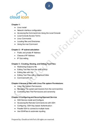 Linux server administration syllabus | PDF