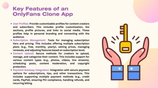 Mastering OnlyFans Clone App Development: Key Strategies for Success | PPT