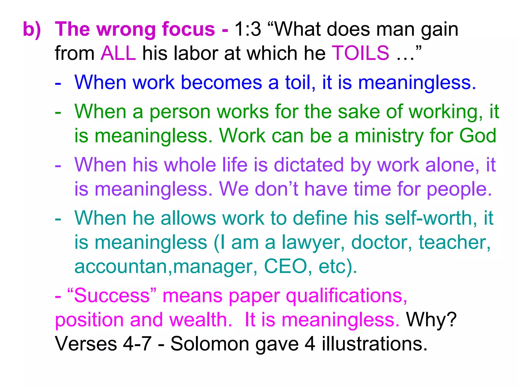 Finding Significance In God | PPT