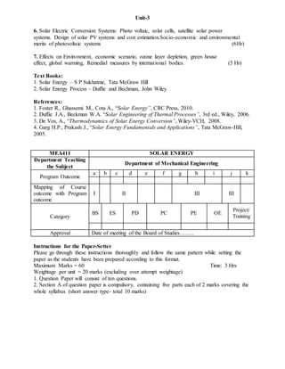 Only of 7th semester scheme & syllabus | DOCX