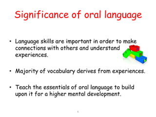 Only oral language development copy 2 | PPT