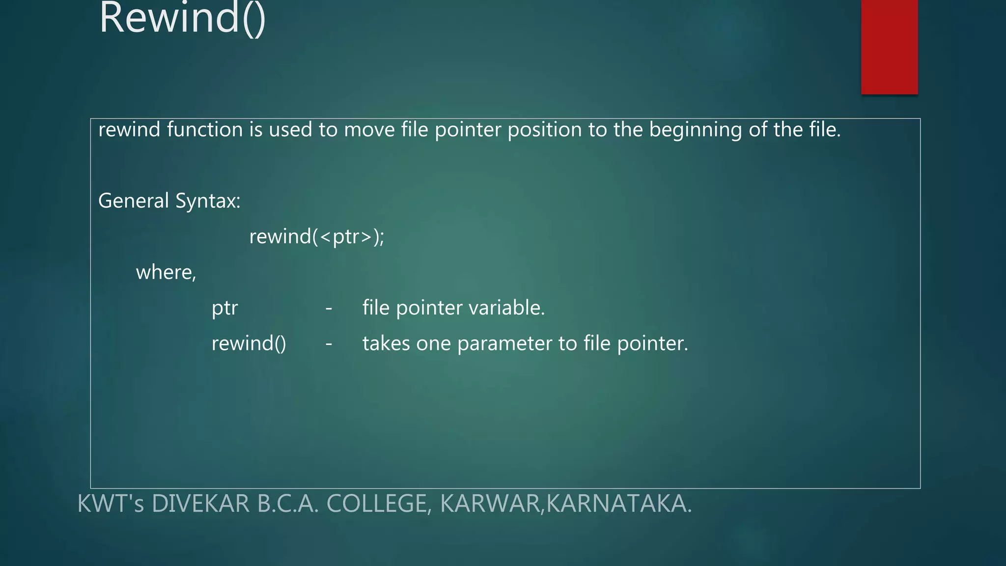 Data Structure Using C - FILES | PPTX