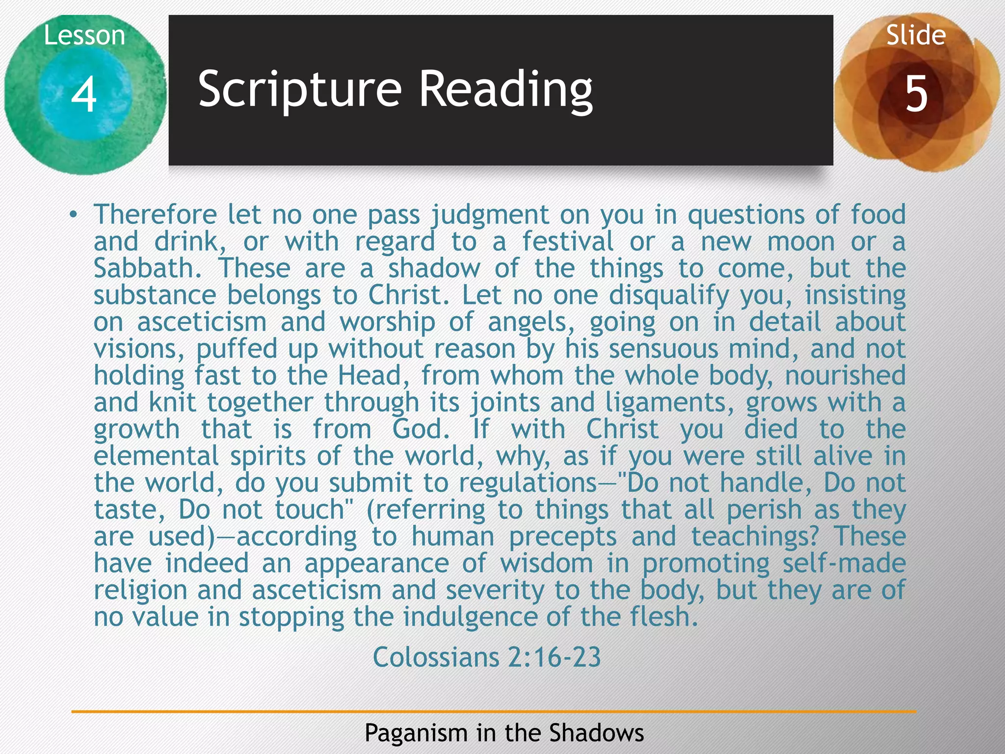 Only Two Religions 4 - Paganism in the Shadows | PPTX | Christianity ...