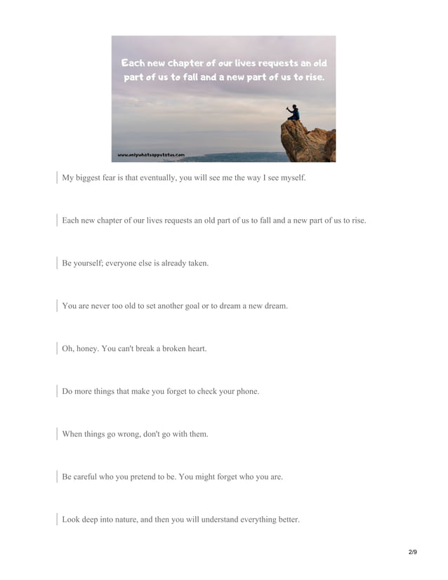 Onlywhatsappstatus.com deep whatsapp status (1) | PDF | Free Download