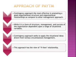 Organisational Culture of Paytm | PPT
