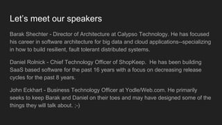 On microservices and monoliths | PPT