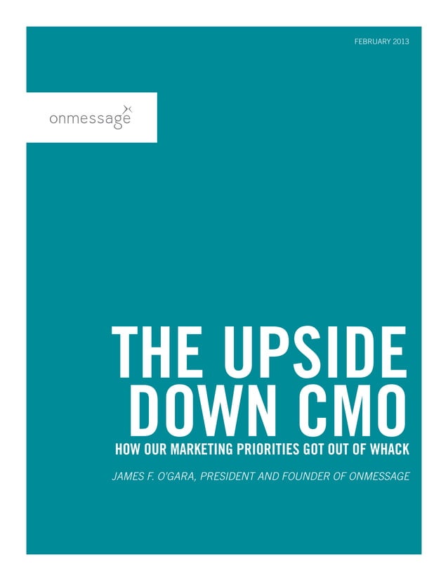 The Upside Down CMO | PDF | Technology Industry | Industries