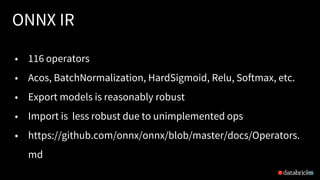ONNX and MLflow | PPT