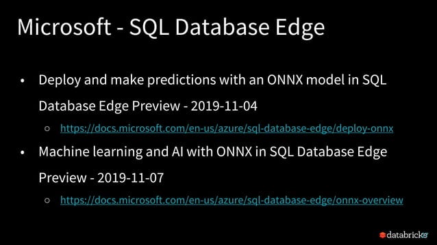 ONNX and MLflow | PPT
