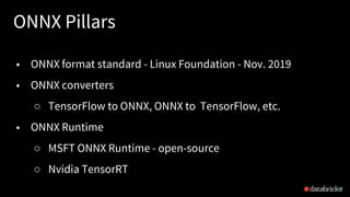 ONNX and MLflow | PPTX | Databases | Computer Software and Applications