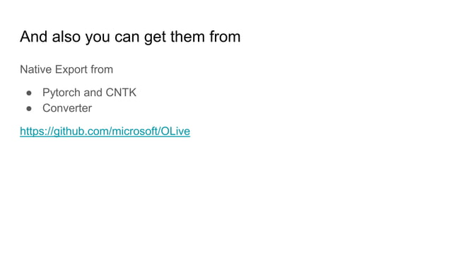 Onnx and onnx runtime | PPTX