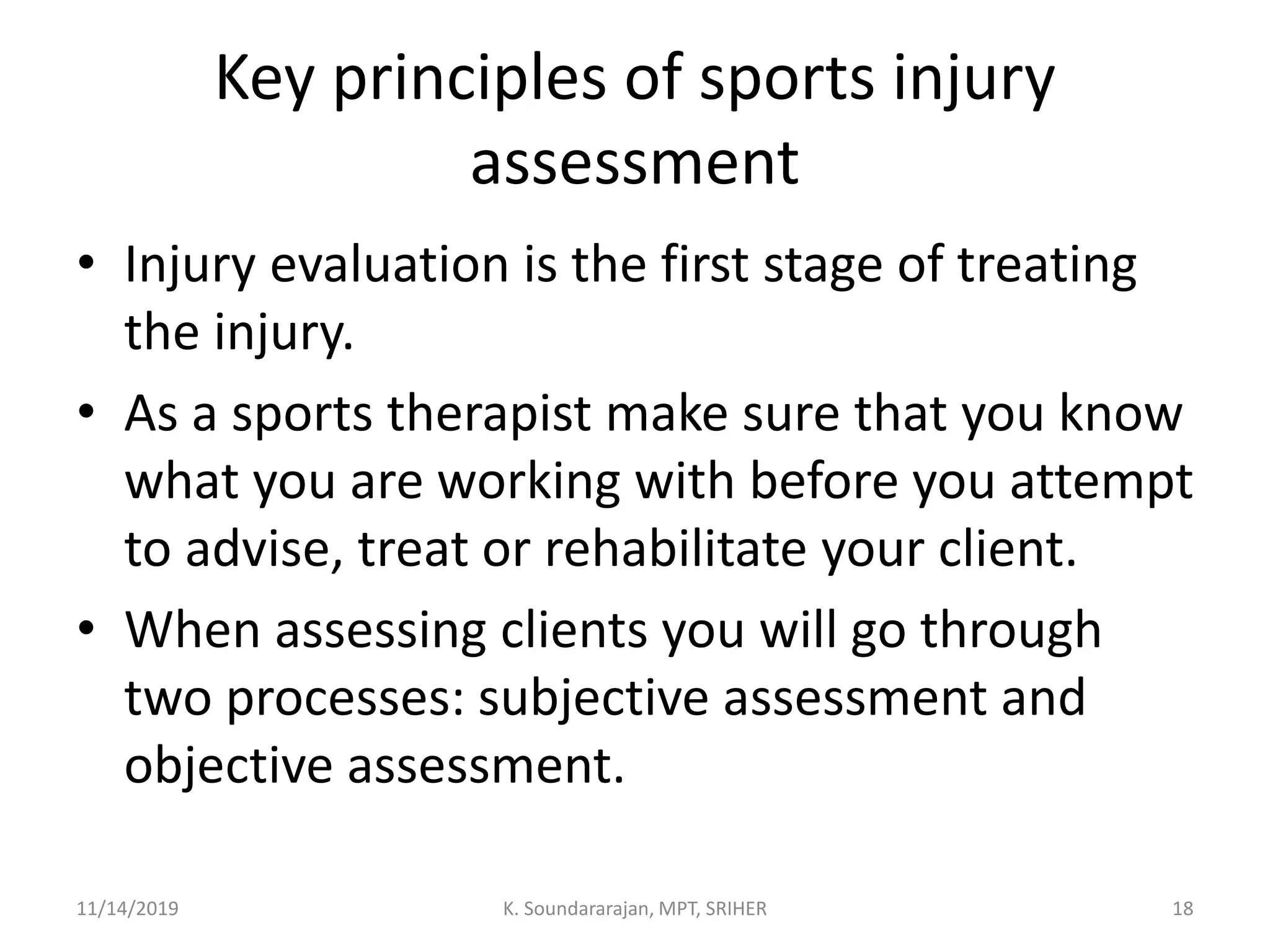 On & off field sports evaluation | PPTX