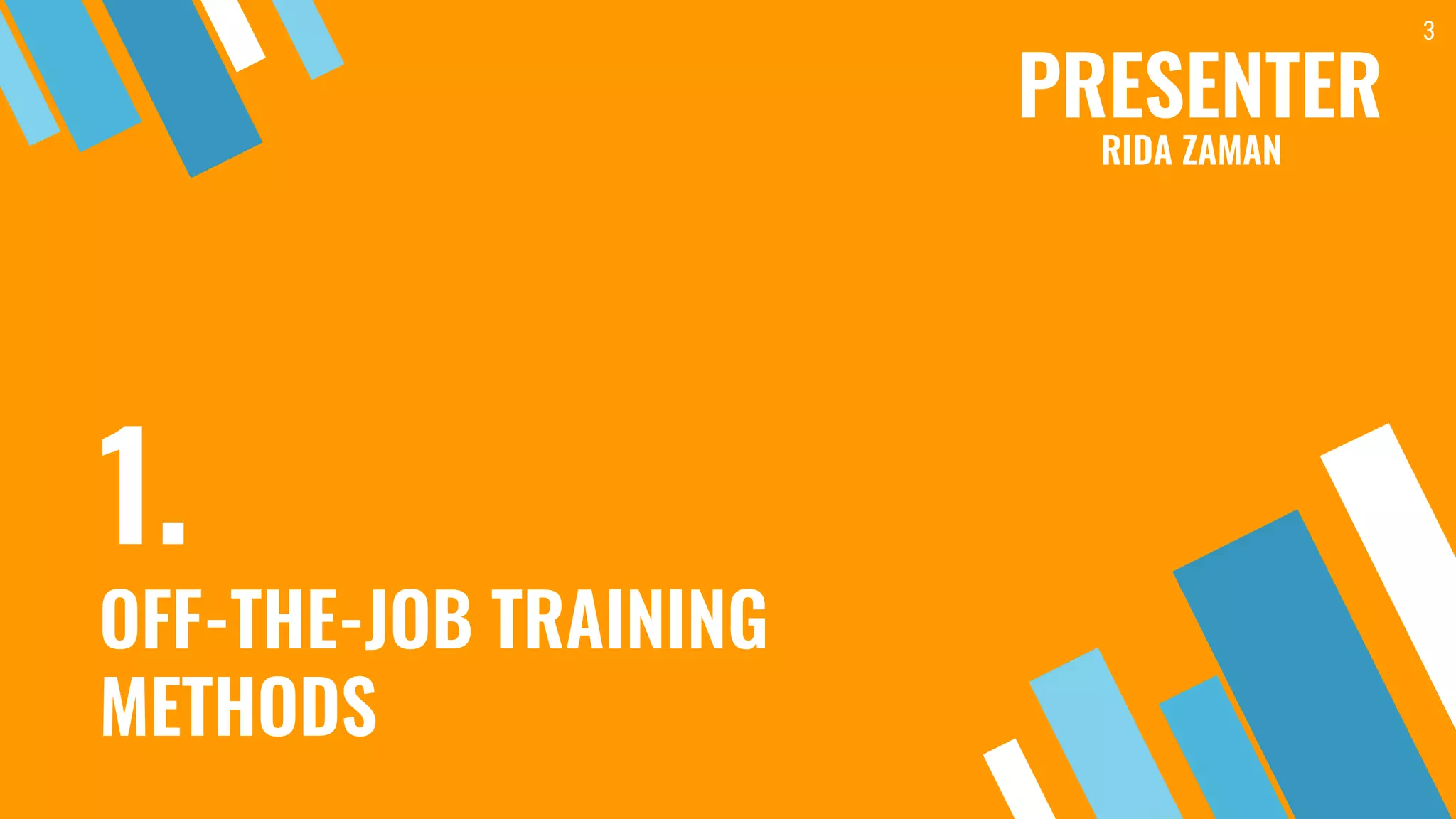 ON & OFF THE JOB TRAINING | PPTX