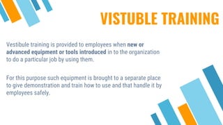 ON & OFF THE JOB TRAINING | PPTX