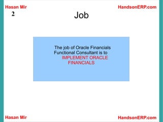 Introduction to Oracle Financials | ODP