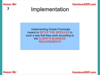 Introduction to Oracle Financials | ODP