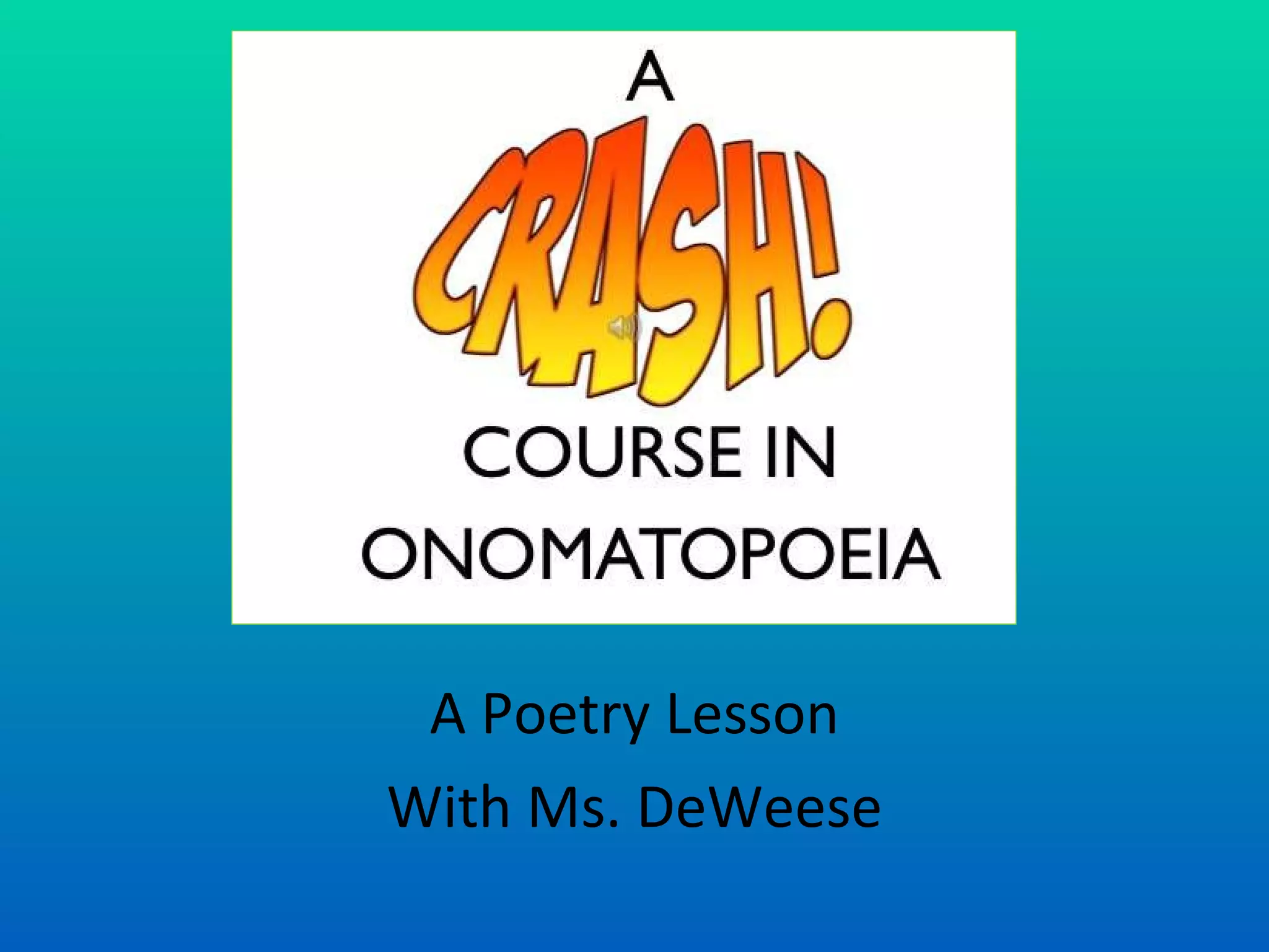 Onomatopeia | PPT