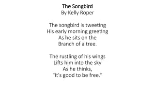 Samples of ONOMATOPEIA POEMS for English 4.pptx | Poetry | Books and ...