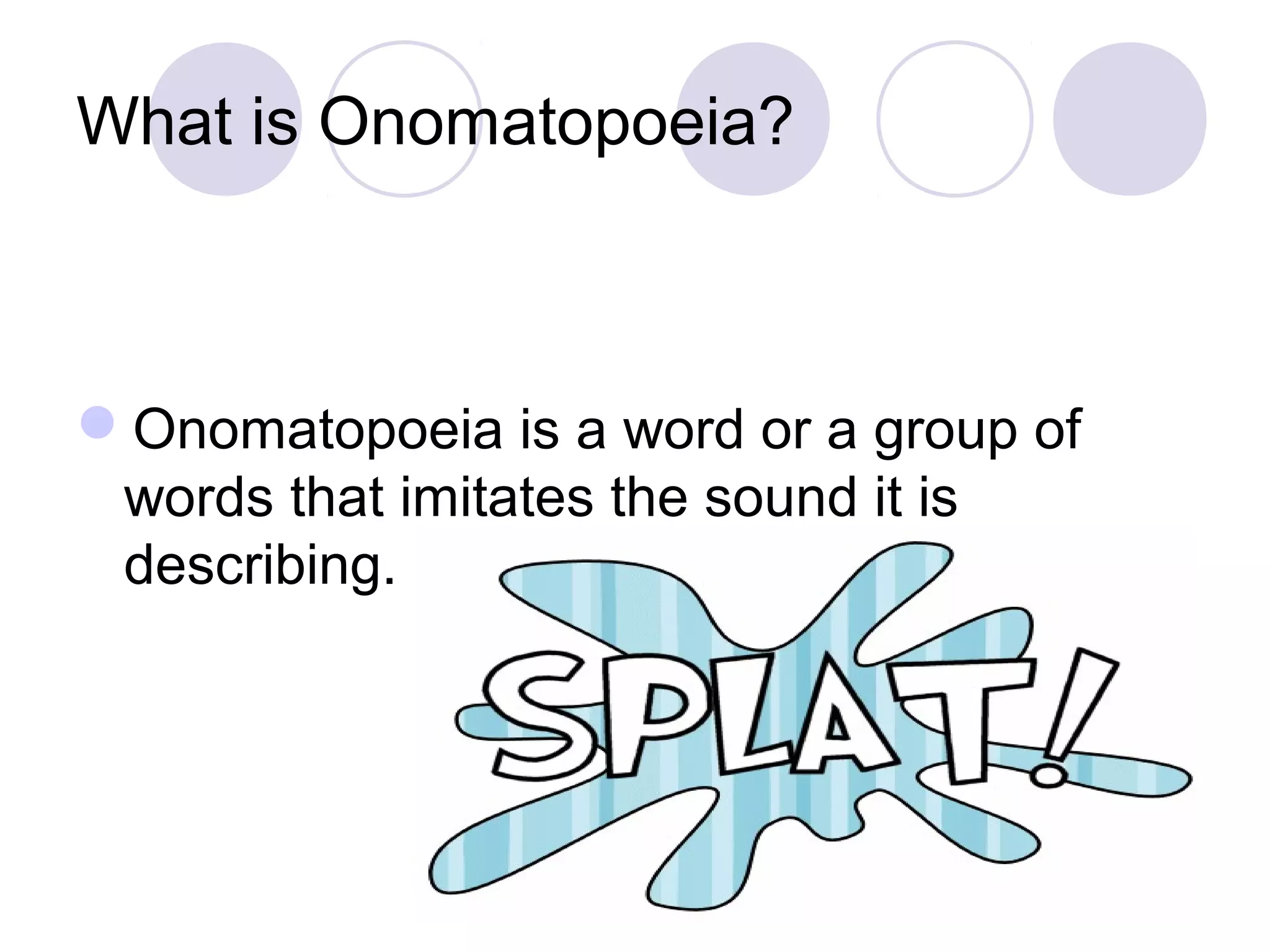 Onomatopoeia | PPT