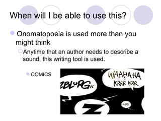 Onomatopoeia | PPT