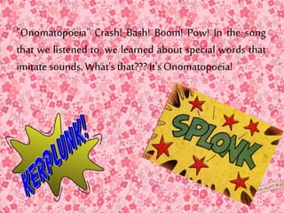 Onomatopoeia | PPTX