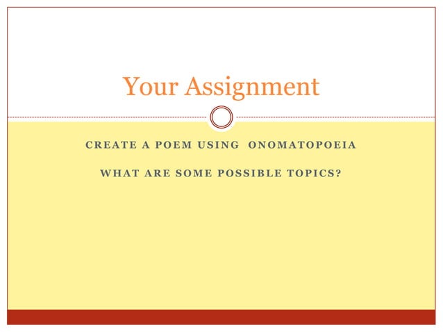 Onomatopoeia and Alliteration | PPTX | Poetry | Books and Literature