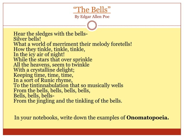 Onomatopoeia and Alliteration | PPTX | Poetry | Books and Literature