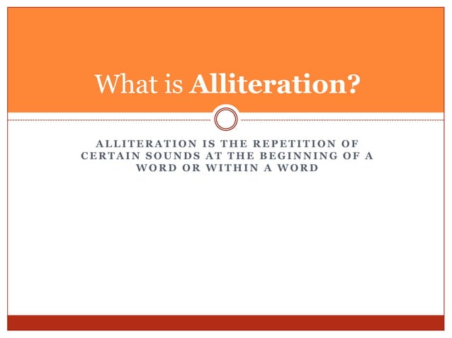 Onomatopoeia and Alliteration | PPTX | Poetry | Books and Literature