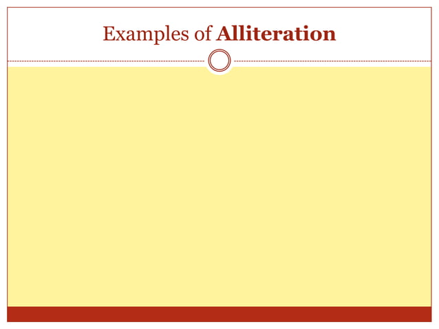 Onomatopoeia and Alliteration | PPTX | Poetry | Books and Literature