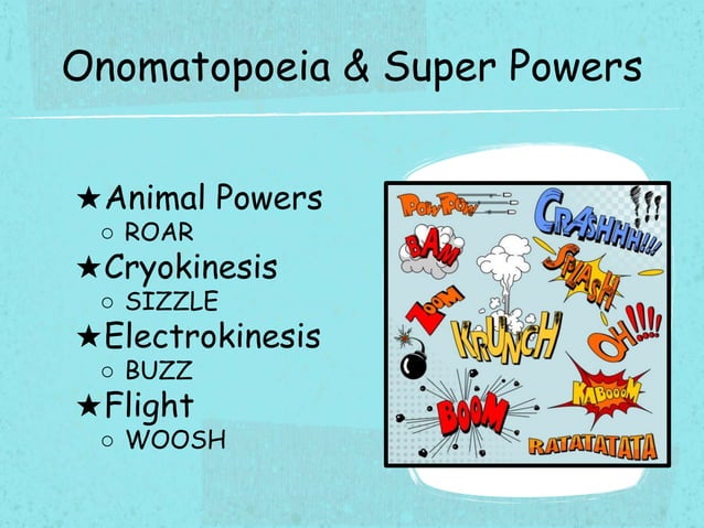 Intro. to Onomatopoeia | PPTX