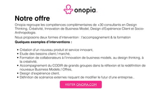 Onopia - Business Model d'October | PDF