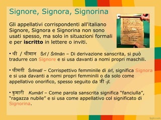 Onorifico in hindi | ODP | Hinduism | Religion & Spirituality