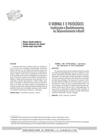 O normal e o patológico | PDF